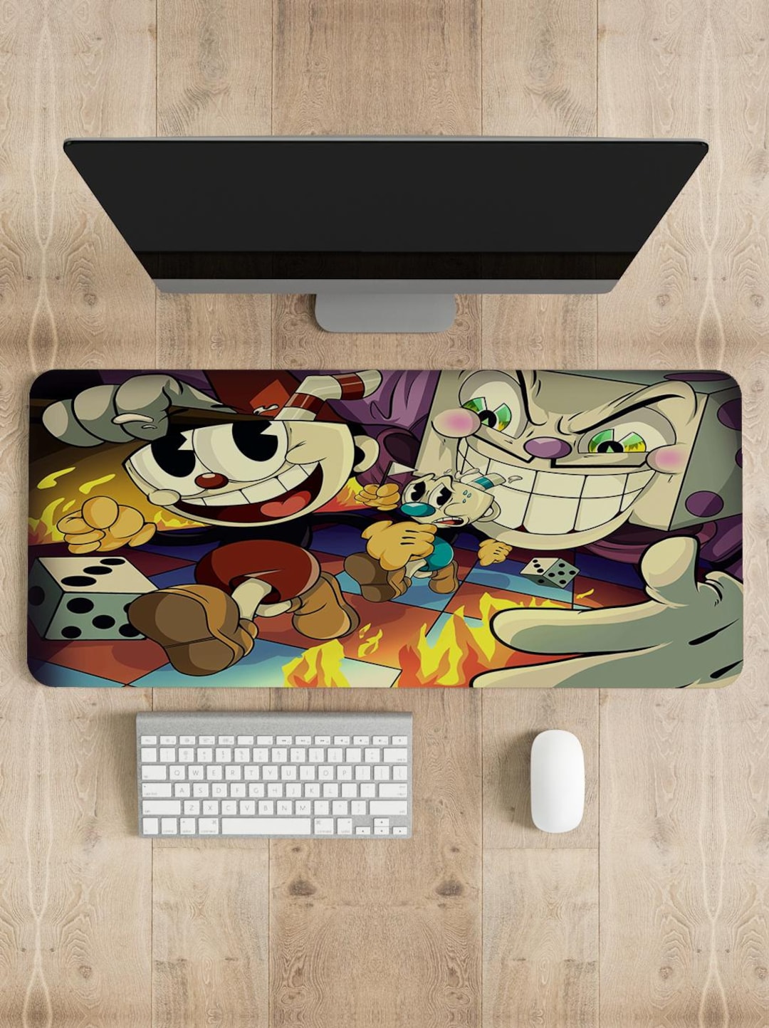 Cuphead Mouse Pad | Different Sizes Personalized Printing | Gaming ...