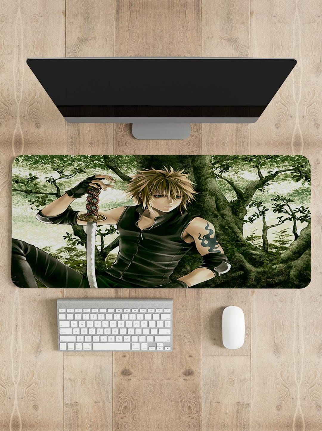 Final Fantasy Gaming Mouse Pad: Stitched Edge, Vibrant Colors - Etsy