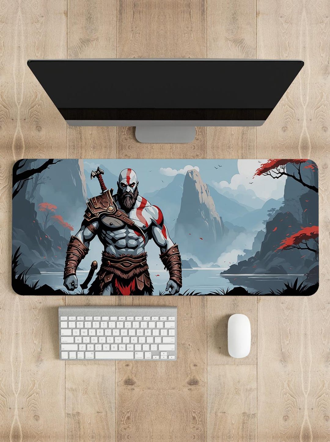 God of War Mouse Pad | Different Sizes Personalized Printing | Gaming ...