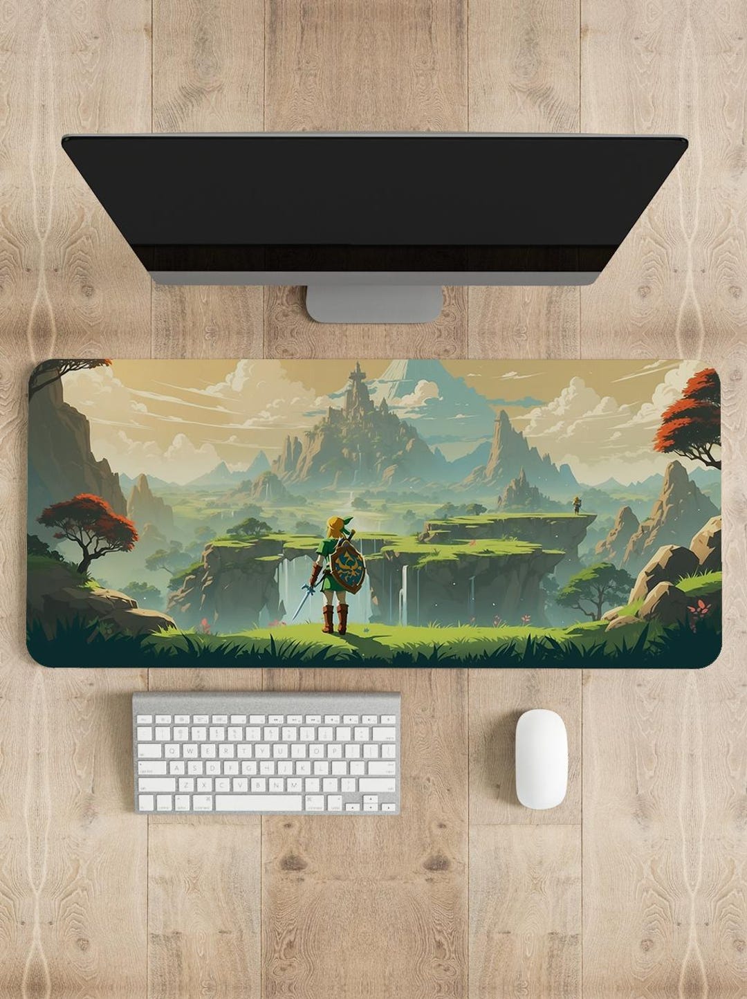 The Legend of Zelda Gaming Mouse Pad: Personalized Anime Desk Mat - Etsy