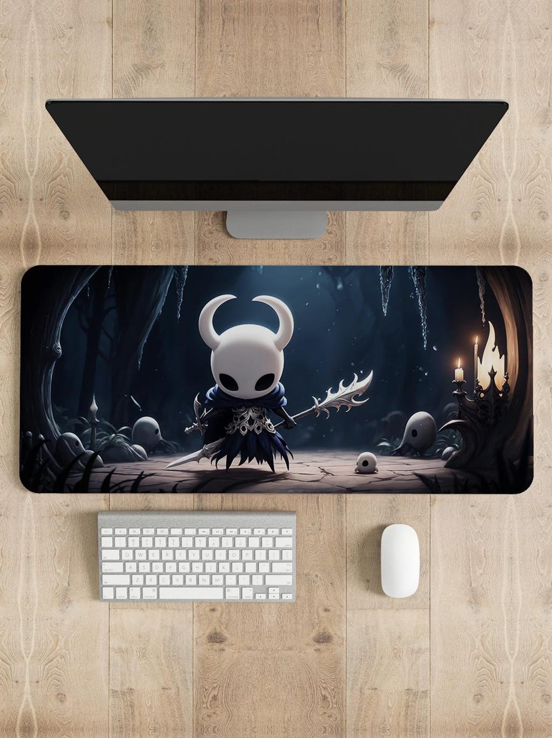 Hollow Knight Mouse Pad: Stitched Edge Gaming Desk Mat - Etsy