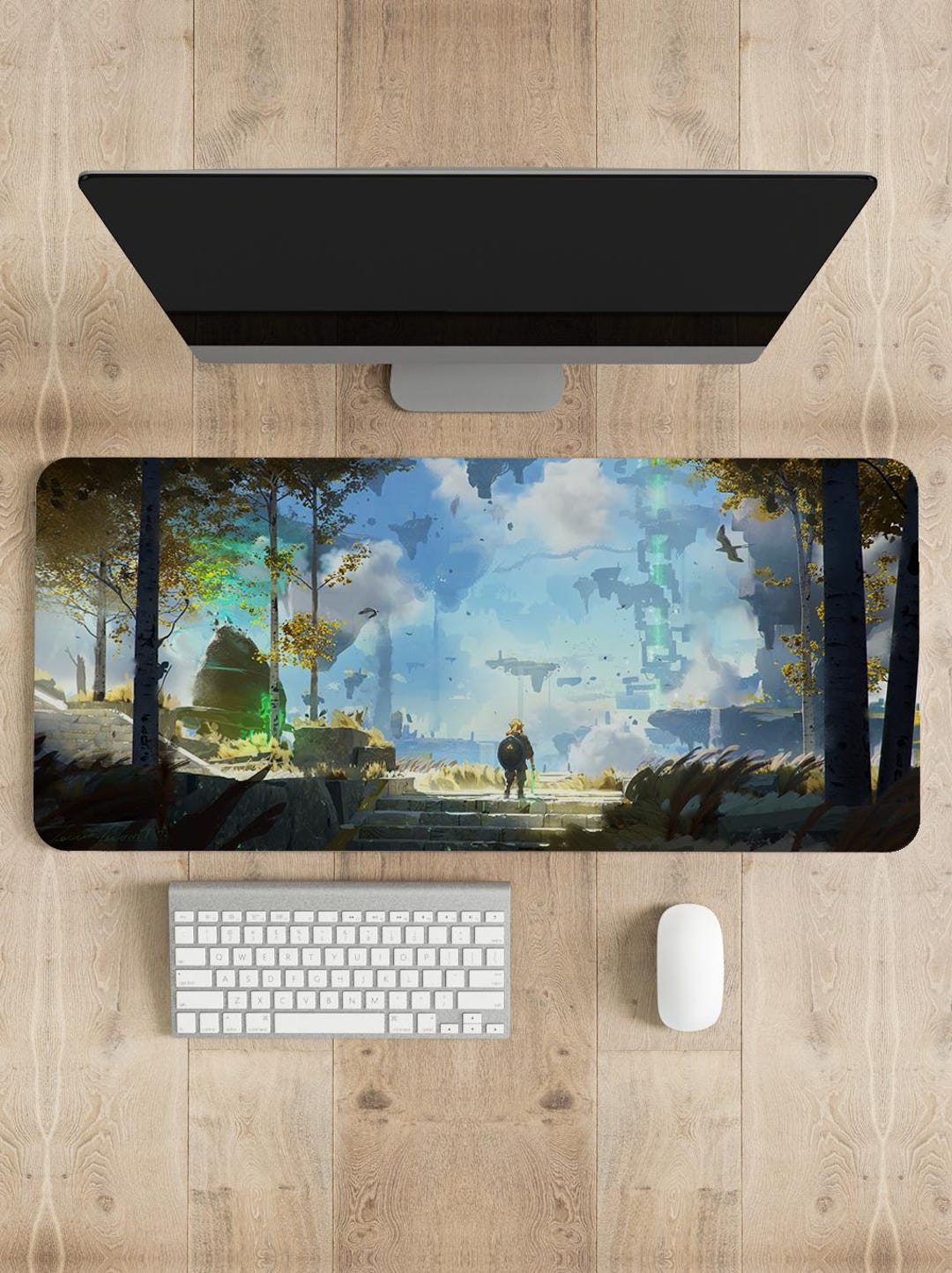 The Legend of Zelda Mouse Pad: Vibrant Gaming Desk Mat - Etsy