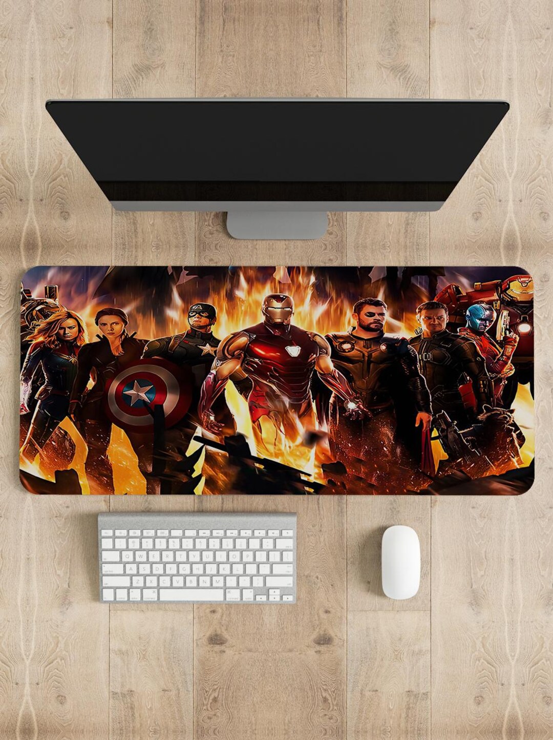 The Avengers Mouse Pad | Different Sizes Personalized Printing | Gaming Mouse Pad | Customized ...