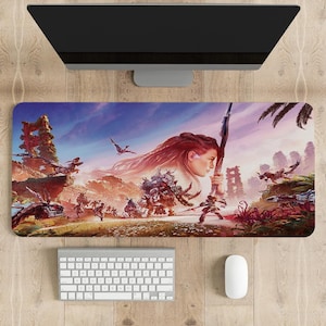 Horizon Forbidden West Mouse Pad: Stitched Edge Gaming Desk Mat - Etsy