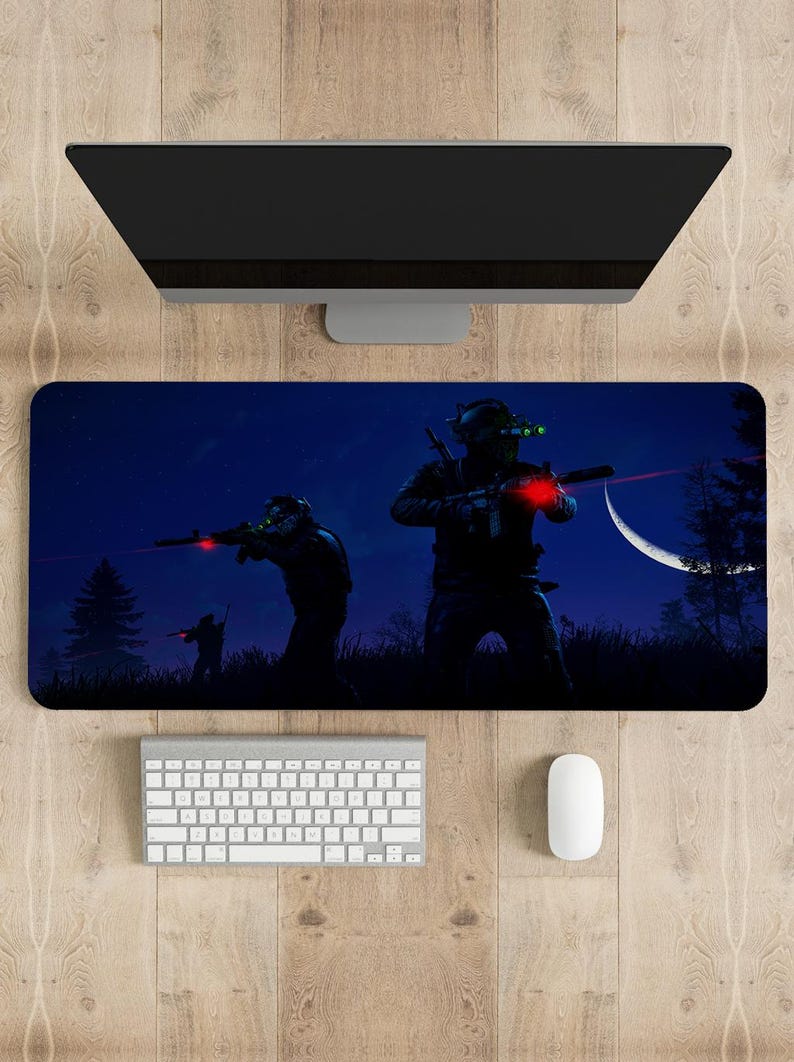 Rust Game Mouse Pad: Personalized Printing, Stitched Edges - Etsy