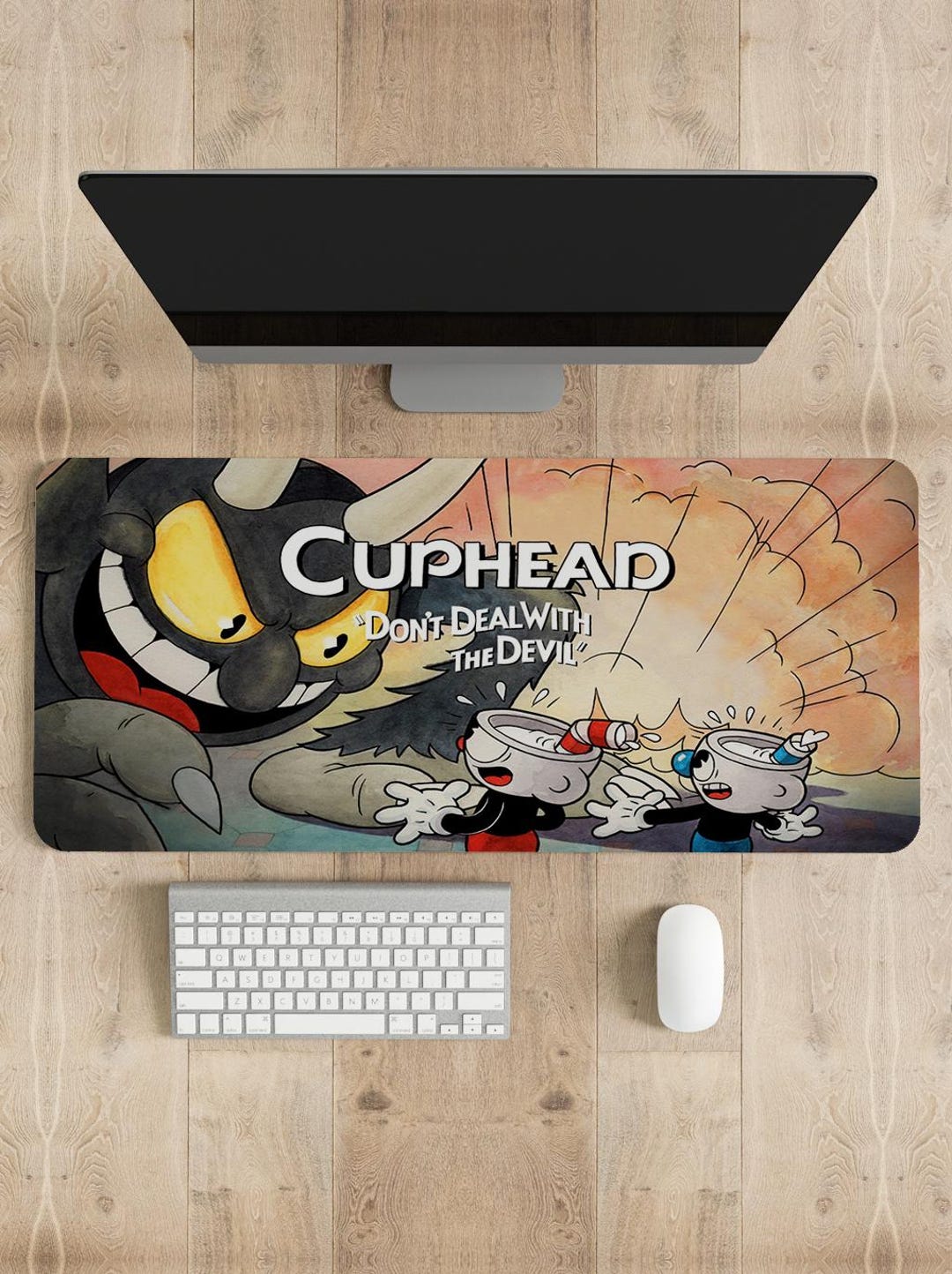 Cuphead Mouse Pad | Different Sizes Personalized Printing | Gaming ...
