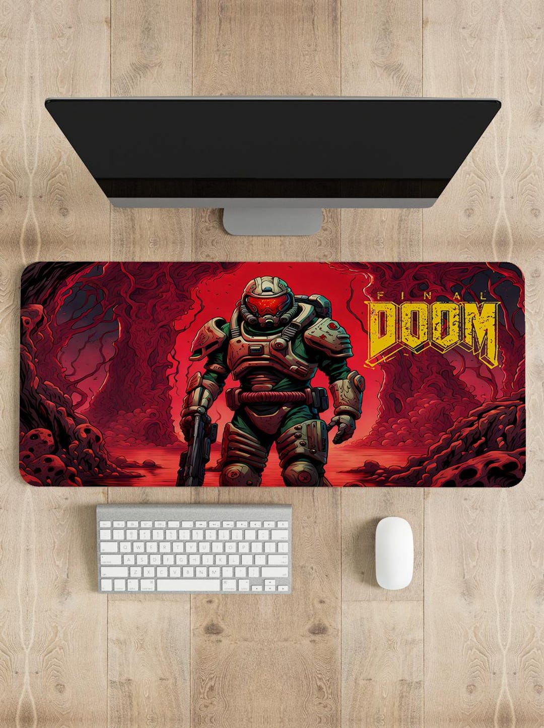 Doom Mouse Pad | Different Sizes Personalized Printing | Gaming Mouse ...