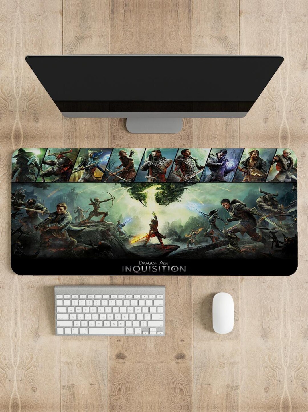 Dragon Age Gaming Mouse Pad: Stitched Edge, Vibrant Print - Etsy