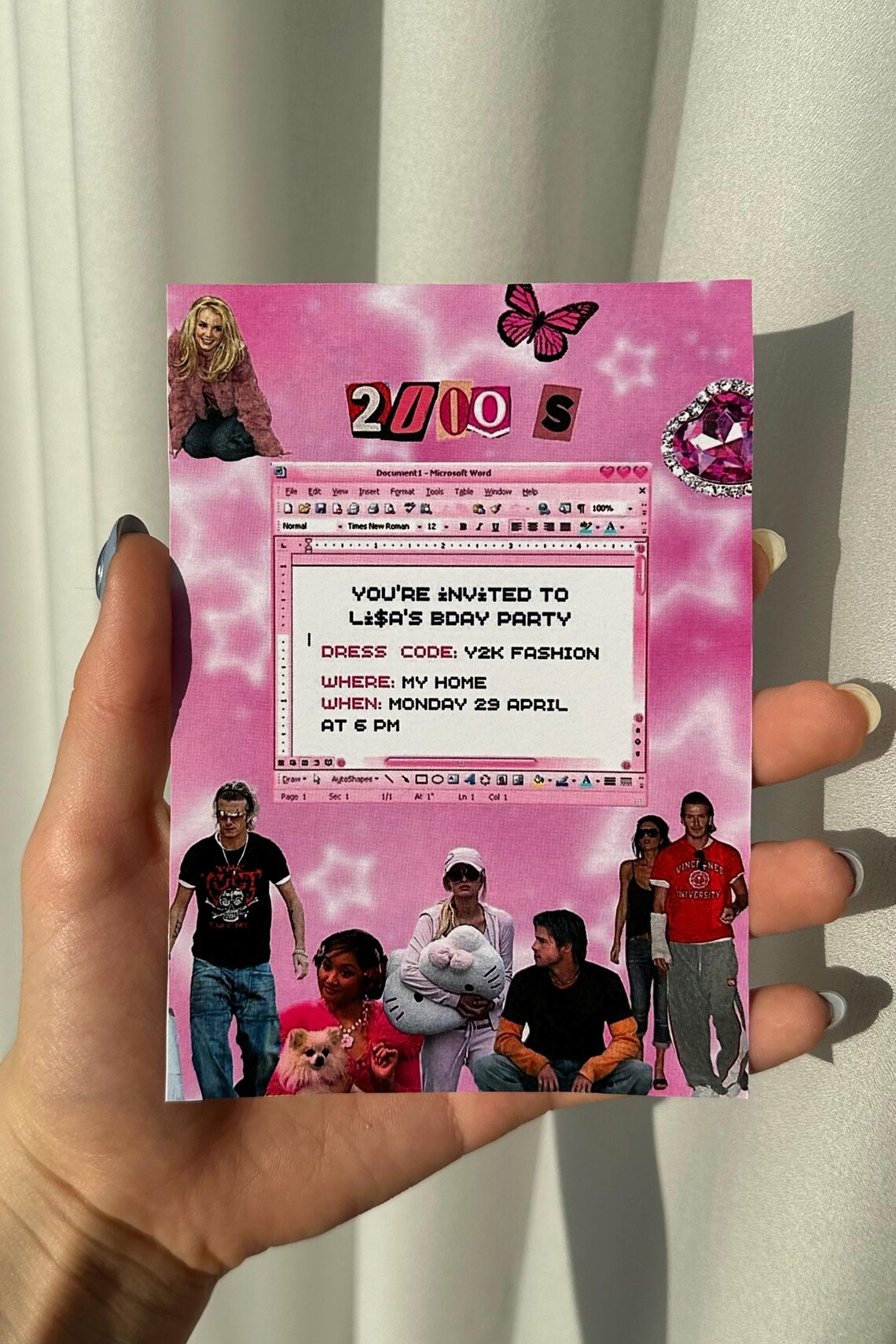 Y2K Party Invitation, Y2K Birthday Invitation, Early 2000s Themed ...