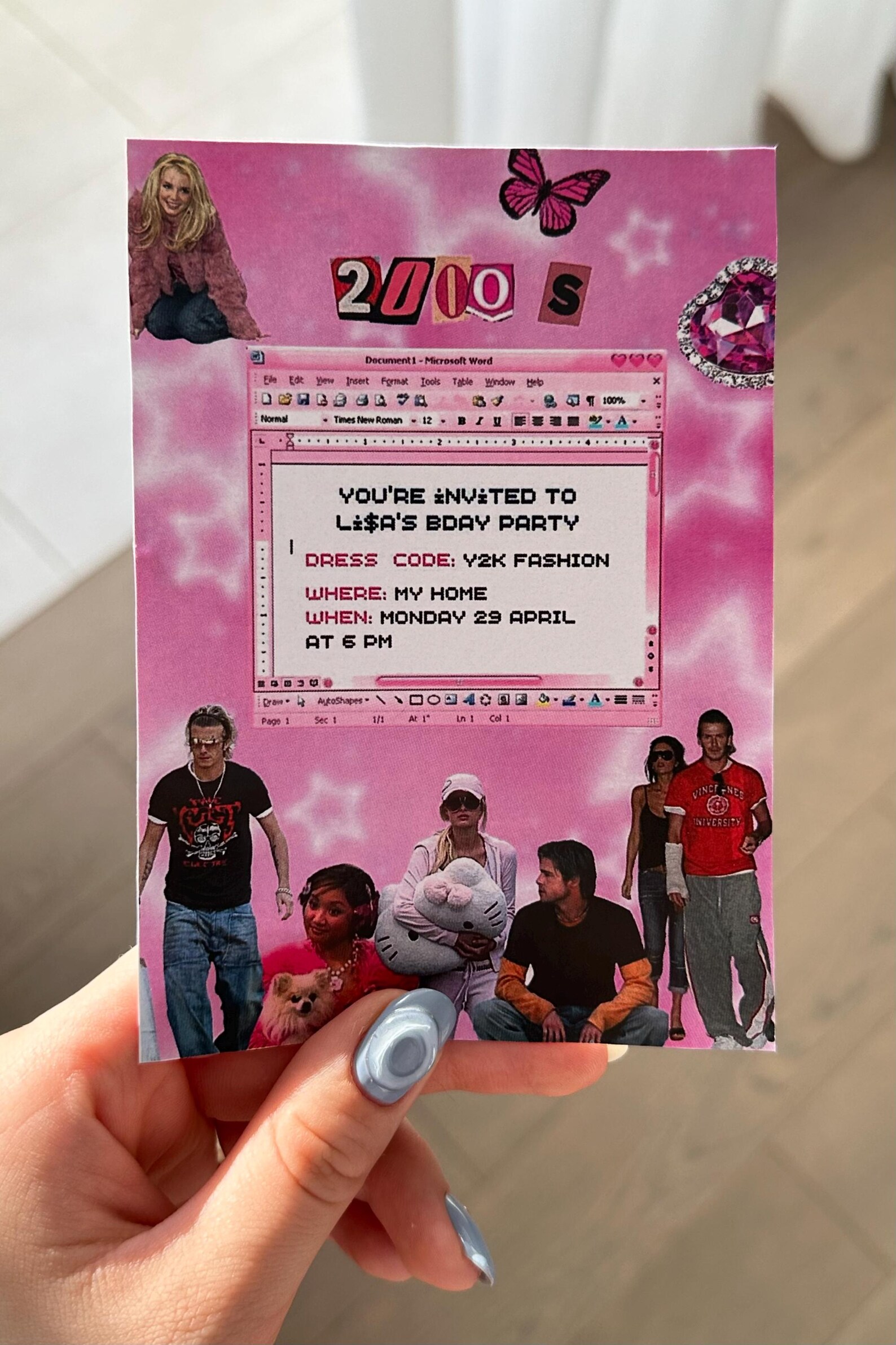 Y2K Party Invitation, Y2K Birthday Invitation, Early 2000s Themed ...