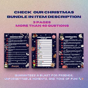 Guess the Christmas Movie Emojis Quiz | Fun & Festive Printable Game ...