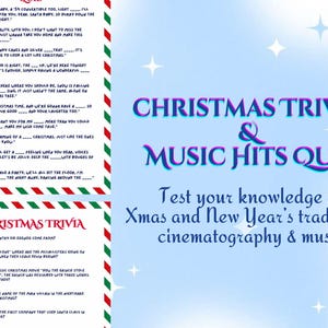 Printable Festive Christmas Quiz Bundle; Song's Lyrics Puzzle, Emoji ...