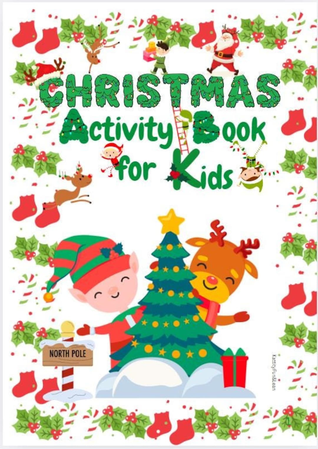 Printable Christmas Activities for Kids, Christmas Activity Bundle ...
