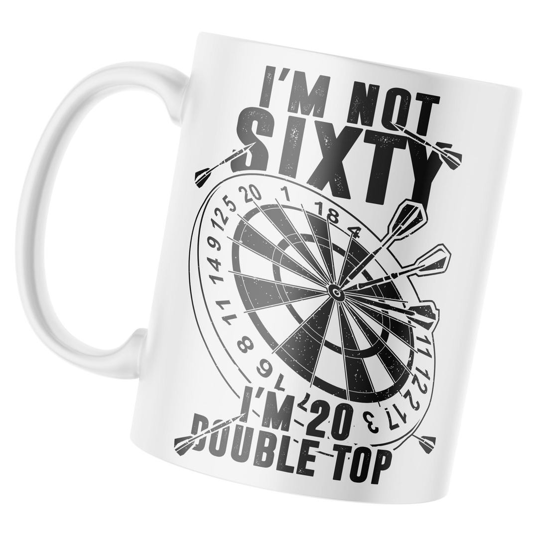I'm Not 60 I'm Double 30 Design Birthday Mugs, Double 30 Birthday ...