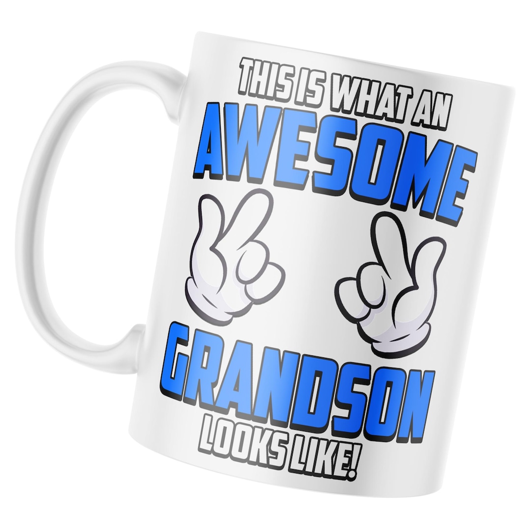 Awesome Grandson Looks Like Coffee Mugs, Best Grandson Coffee Cup ...