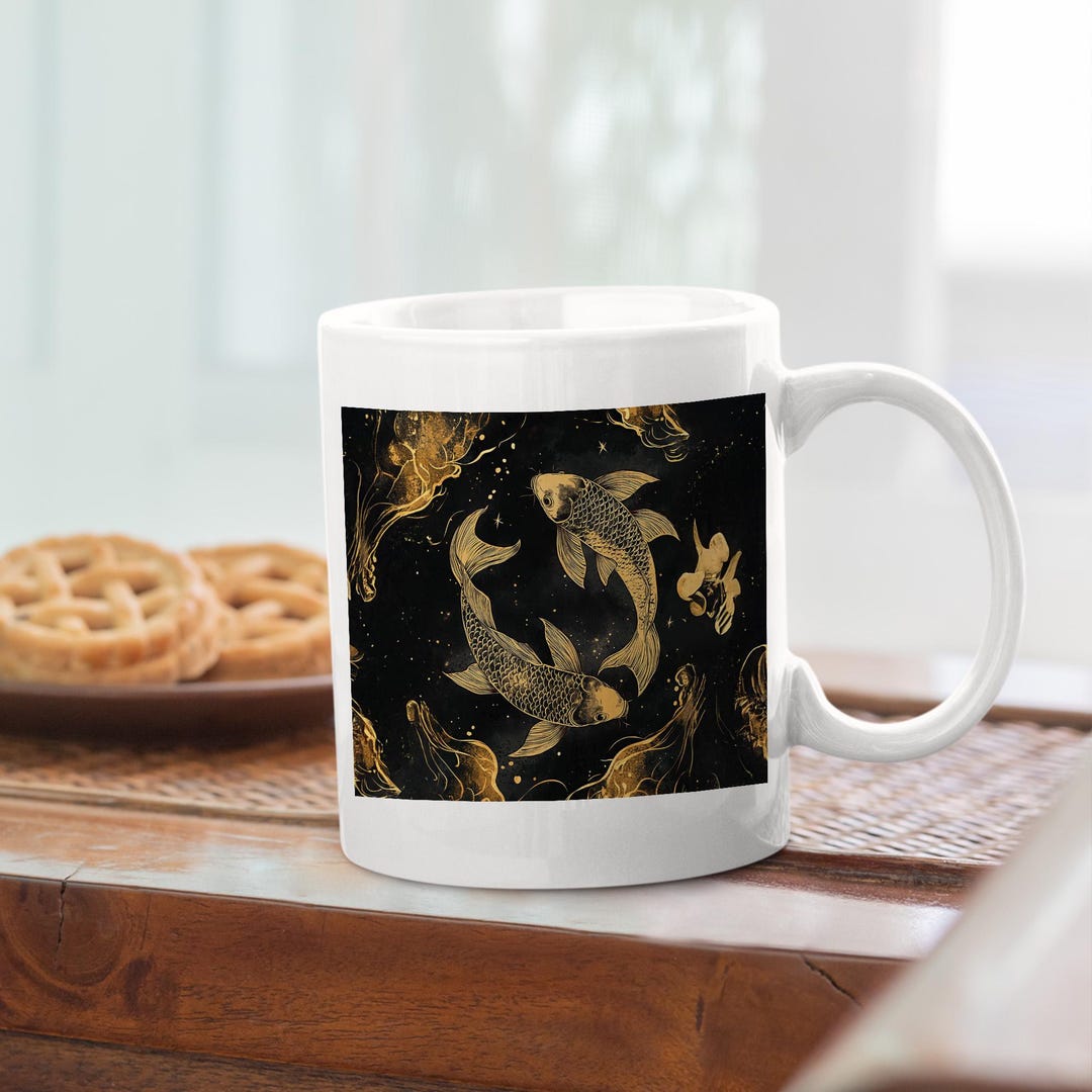 Pisces Coffee Mugs, Zodiac Sign Coffee Mugs, Zodiac Pisces Drinkware ...