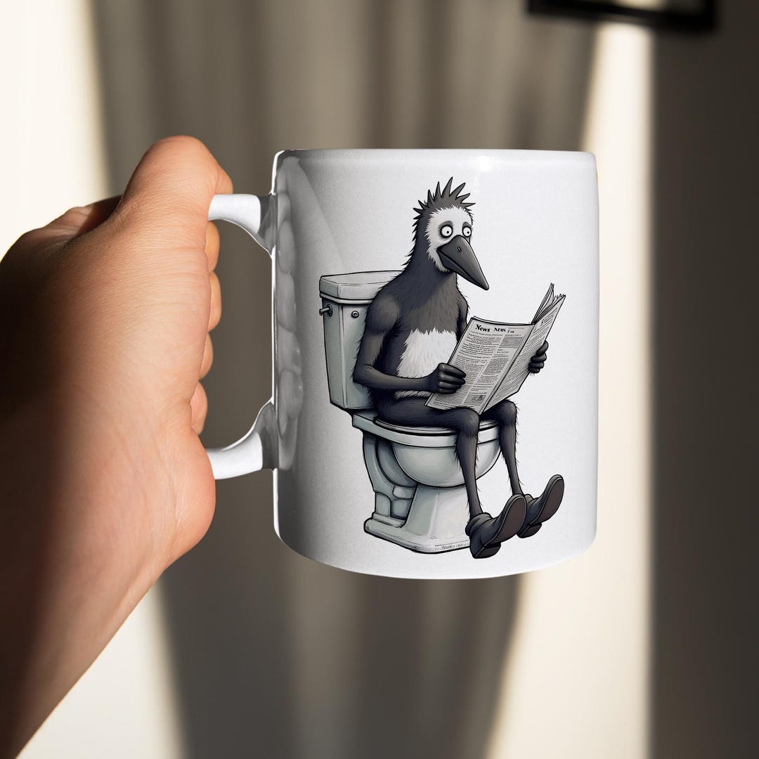 Magpie Coffee Mug for Him Magpie Office Mug for Her Magpie Gift Idea ...