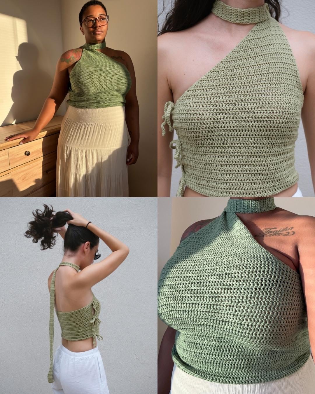 The Ivy Halter Crochet Pattern by Mish.smish | Beginner Friendly ...