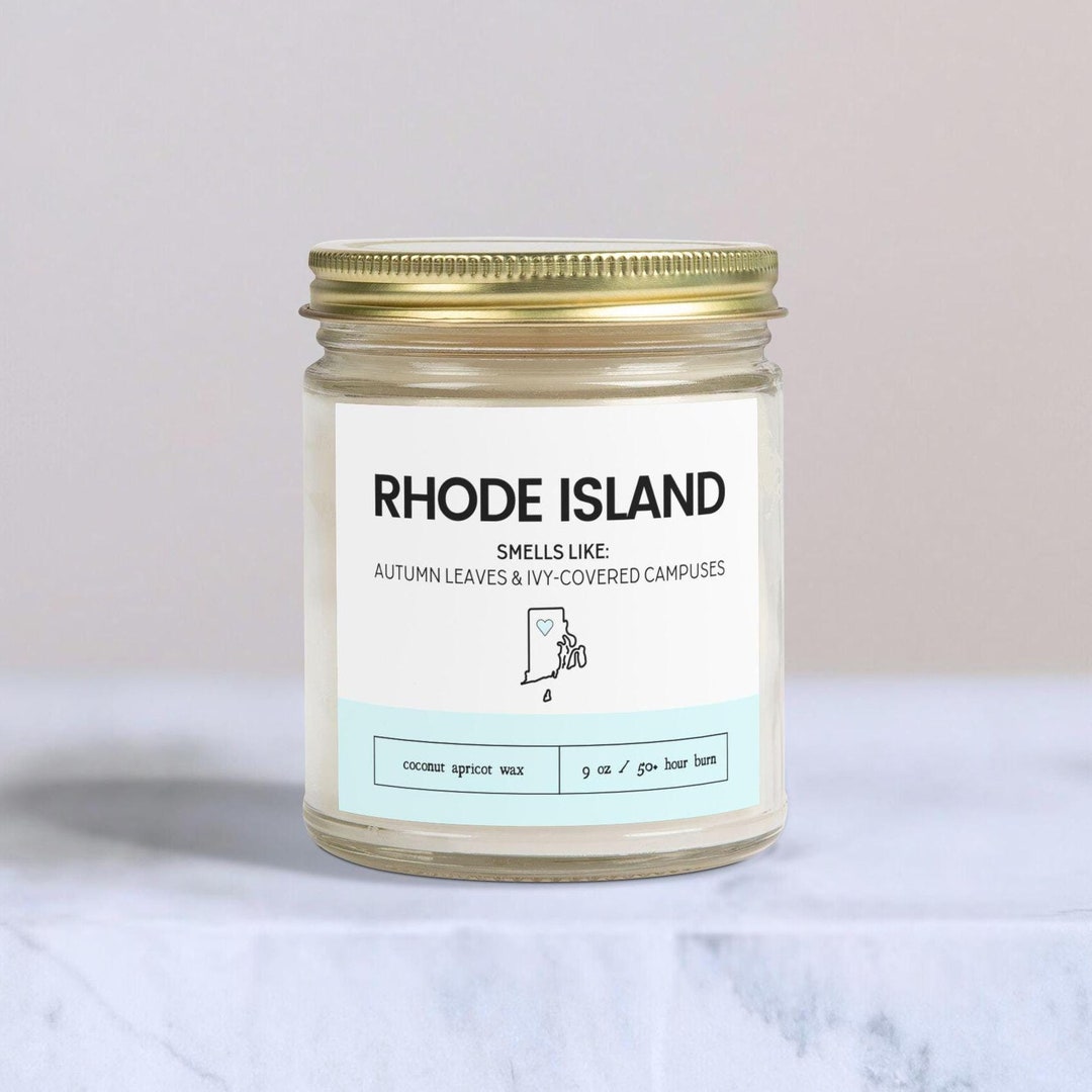 Rhode Island Candle, Rhode Island Gift, New Home, Hostess Gift, State ...