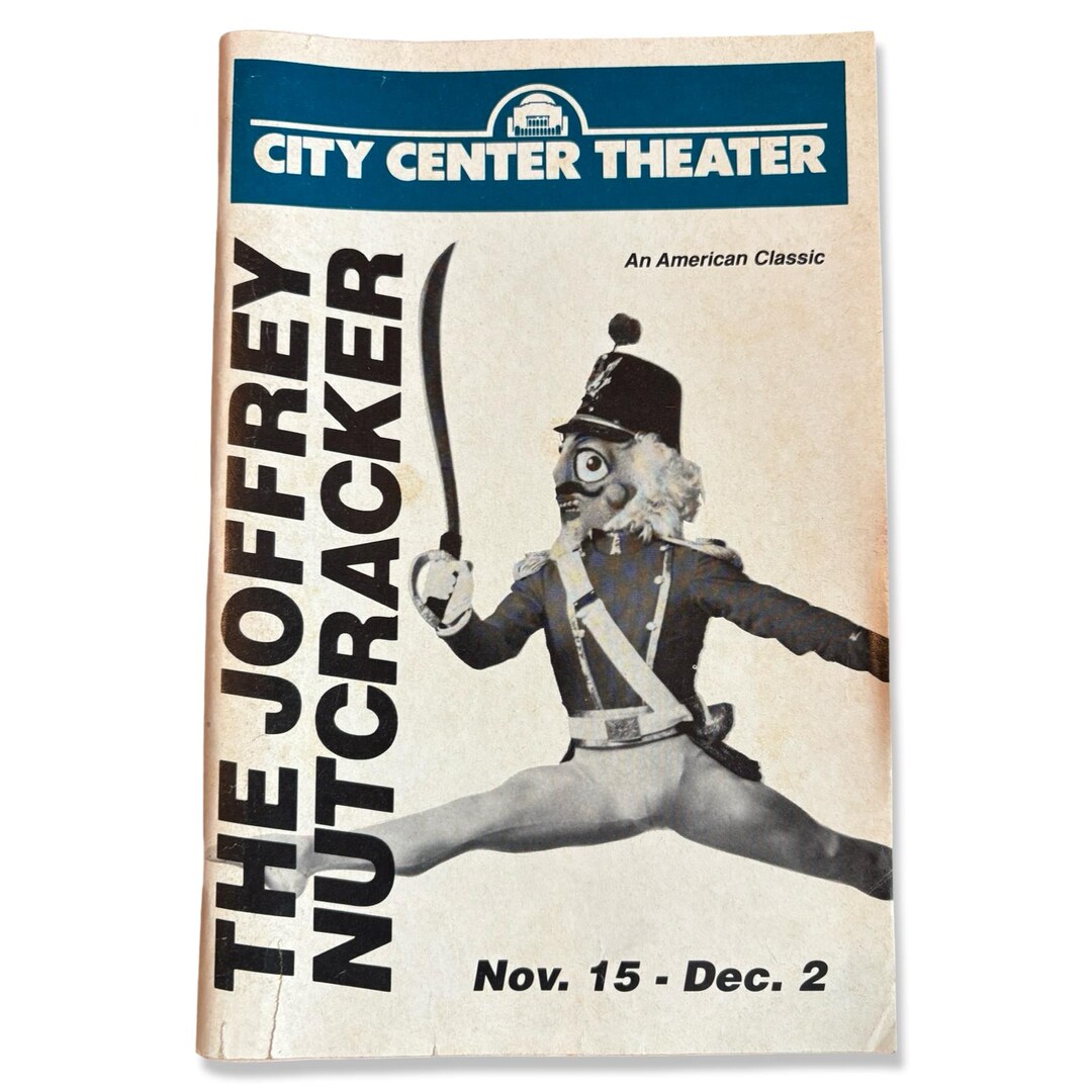 The Joffrey Nutcracker Playbill - City Center Theater, November 1990 ...