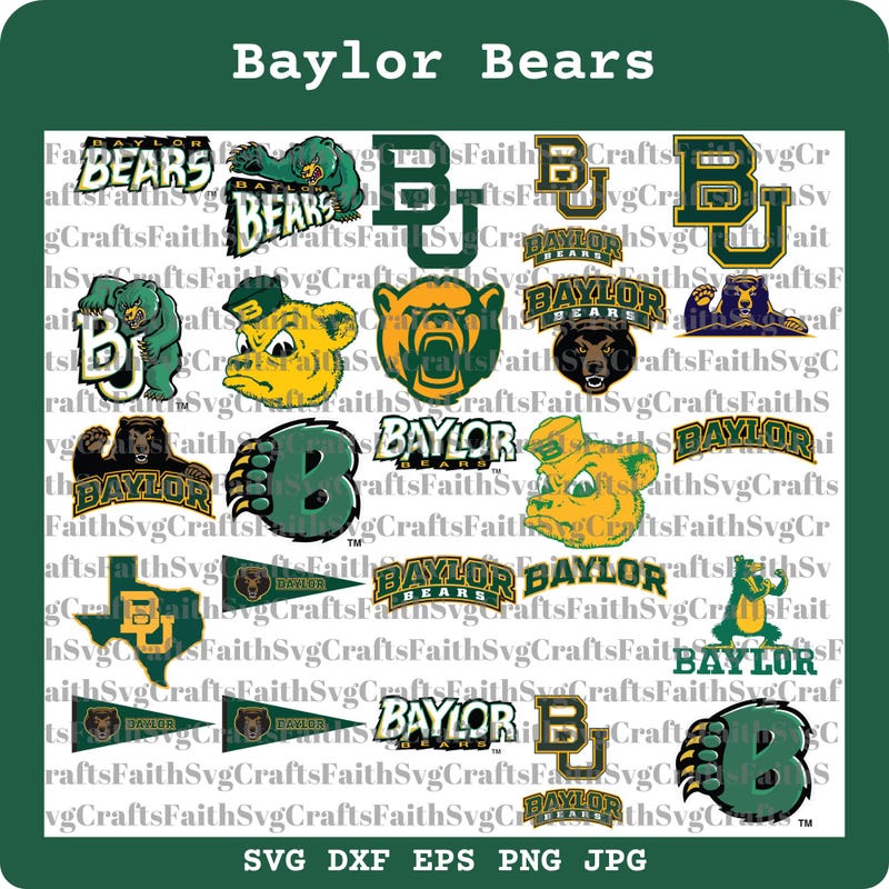 Baylor Svg - Etsy