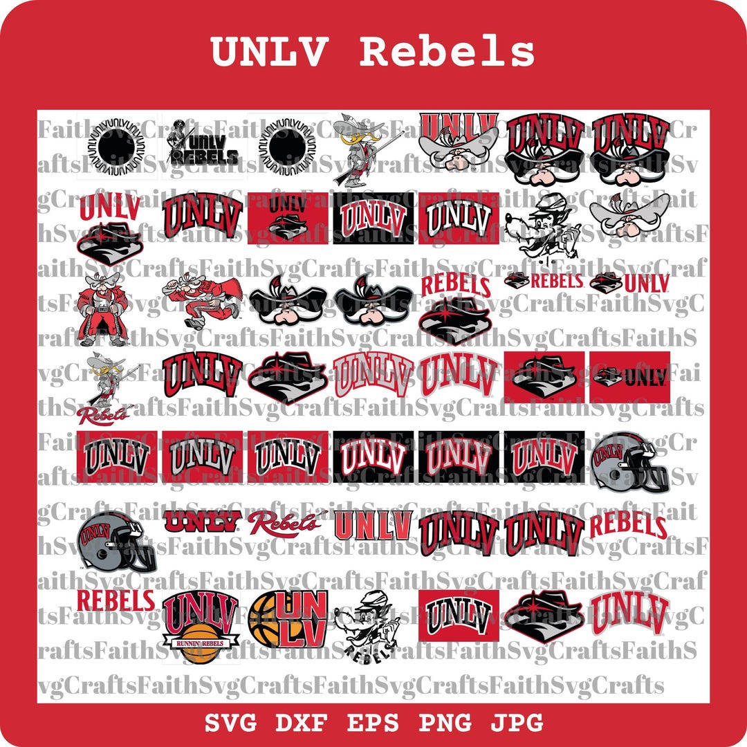 Rebels SVG Bundle, UNLV Football, SVG Bundle, Cricut, Printable ...
