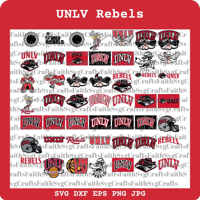 Rebels SVG Bundle, UNLV Football, SVG Bundle, Cricut, Printable ...
