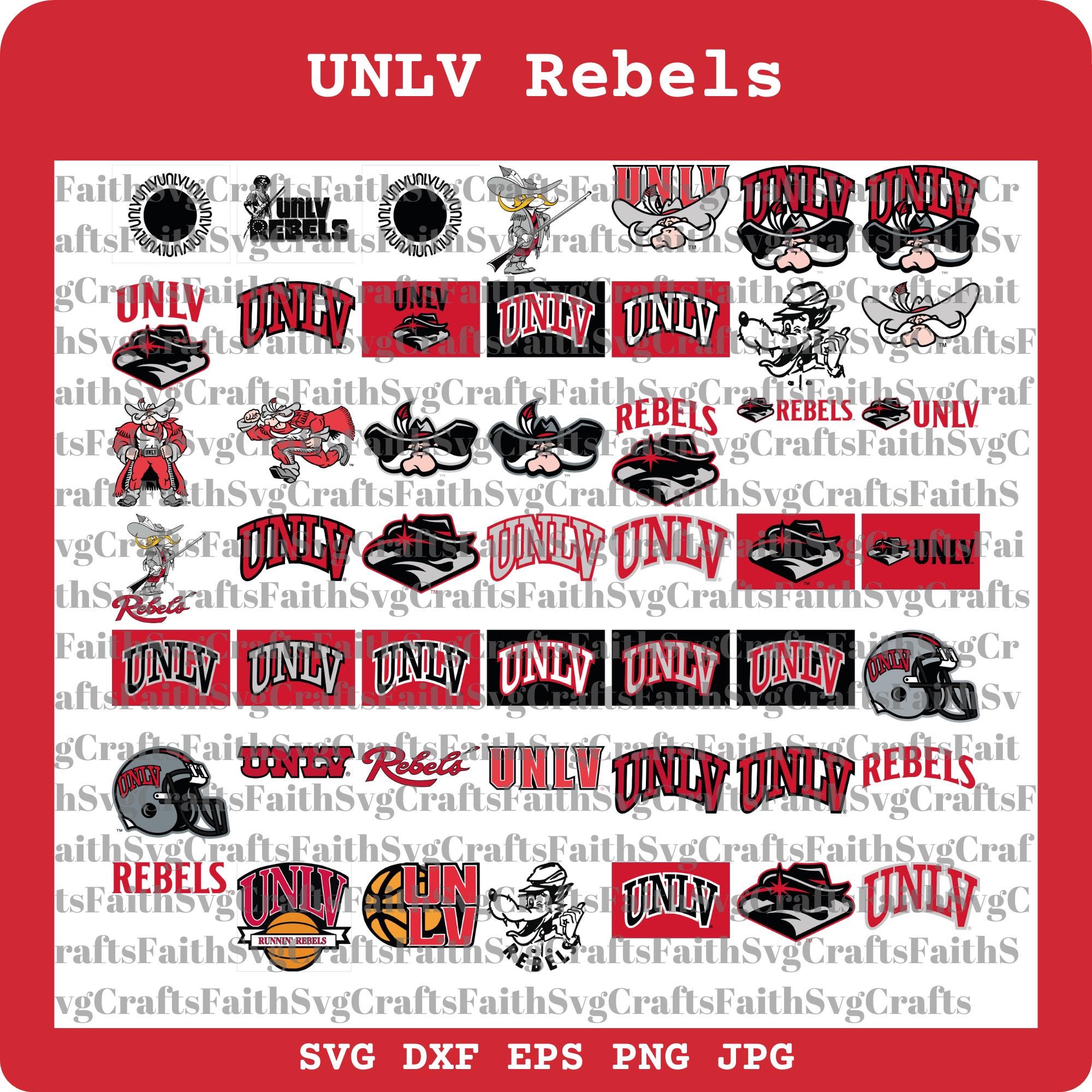 Rebels SVG Bundle, UNLV Football, SVG Bundle, Cricut, Printable ...