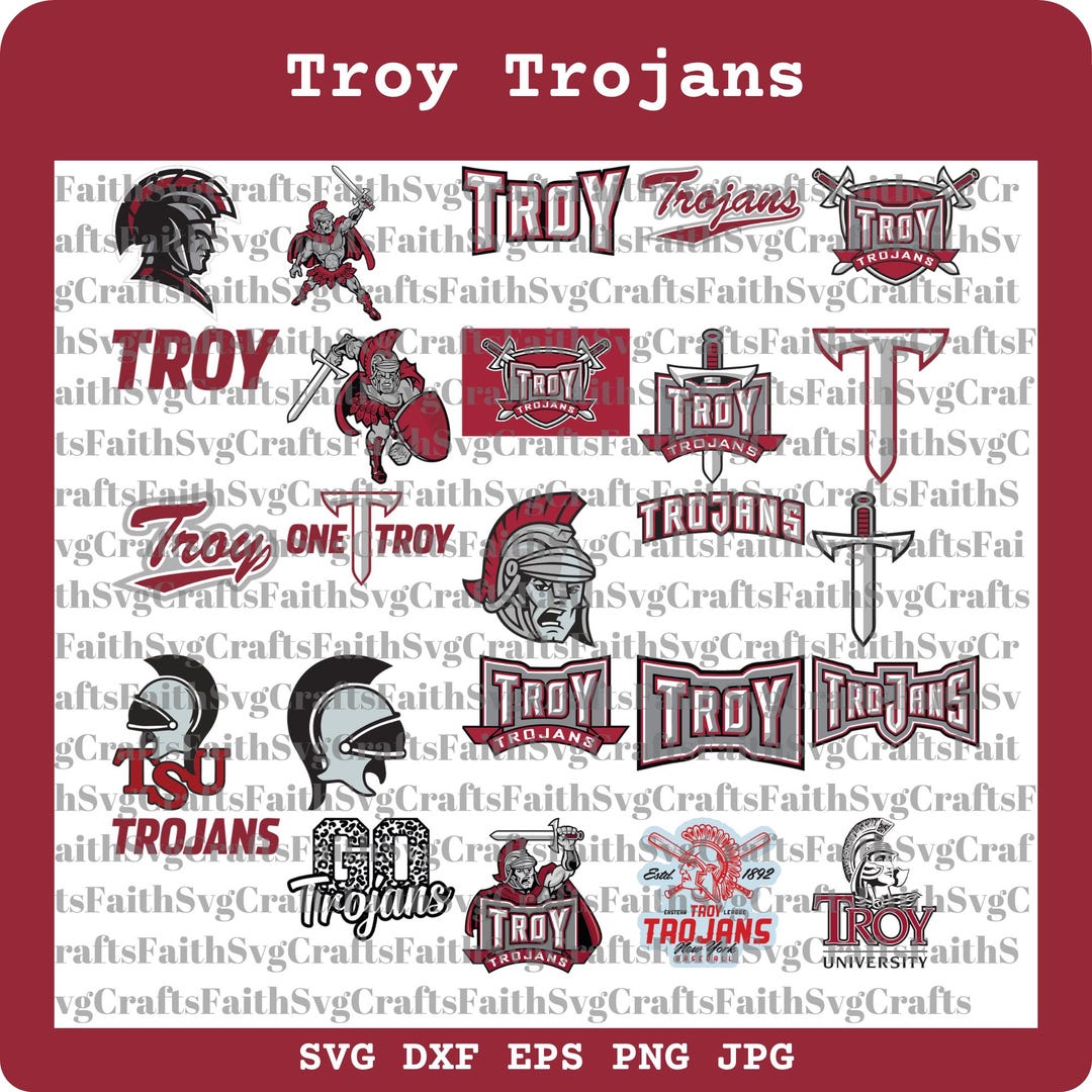 Trojans SVG Bundle, Troy Football, SVG Bundle, Cricut, Printable ...
