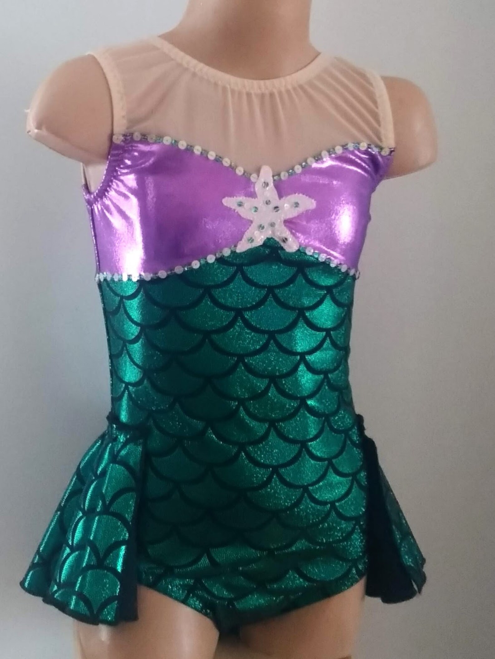 Little Mermaid Inspired Costume Ariel Dance Costume Mermaid Etsy