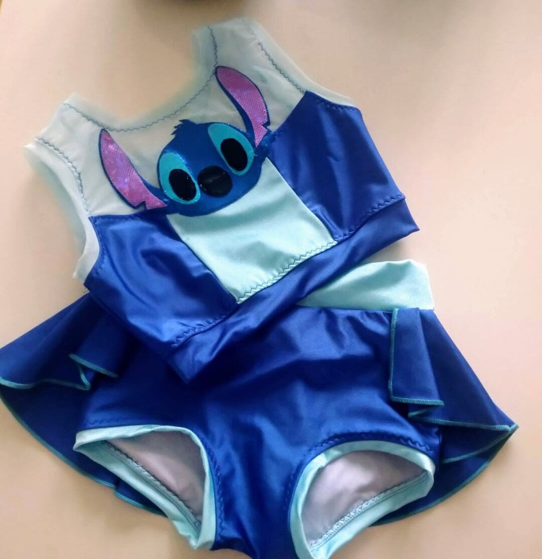 Stitch Inspired Dance Costume - Custom Dance Solo Outfit - Blue Dance ...