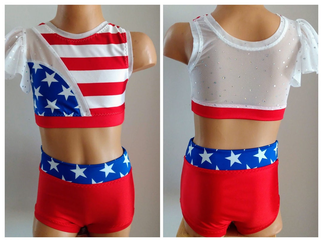 Patriotic Dance Costume Patriotic Dance Convention Outfit Dance ...