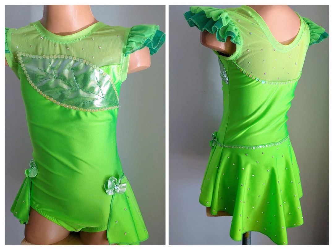 Tinkerbell Inspired Dance Costume - Tinkerbell Performance Dress ...