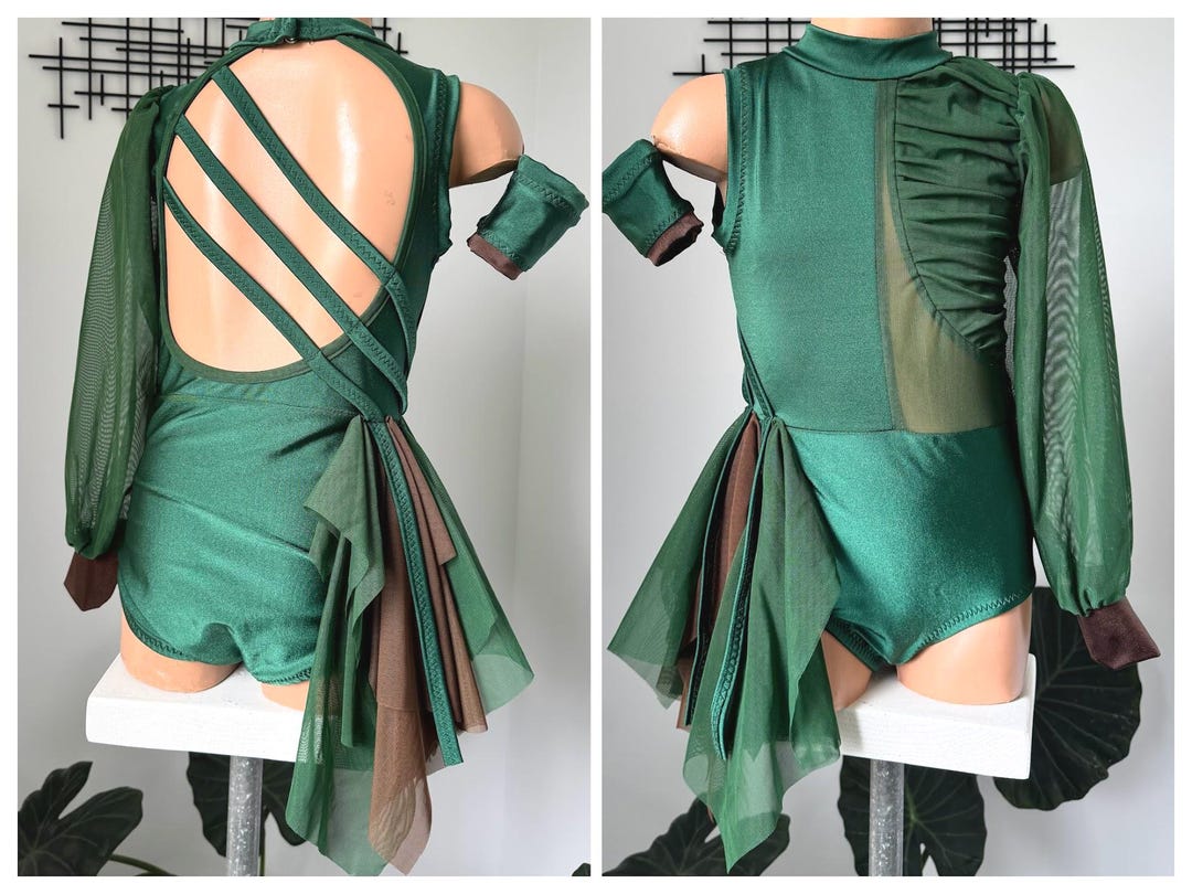 Custom Solo Dance Costume - Scarecrow Inspired Lyrical Dance Costume ...