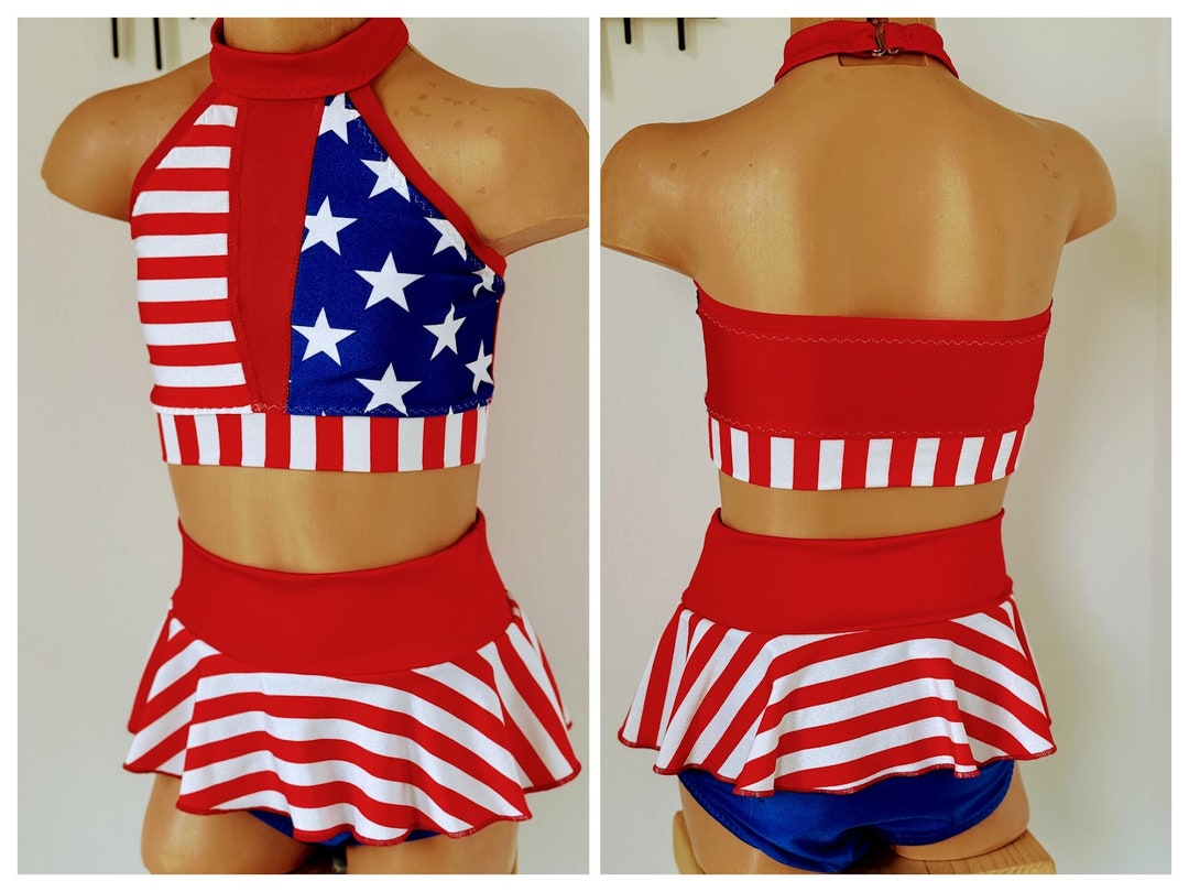Patriotic Dance Costume -patriotic Dance Base Costume - Dance ...