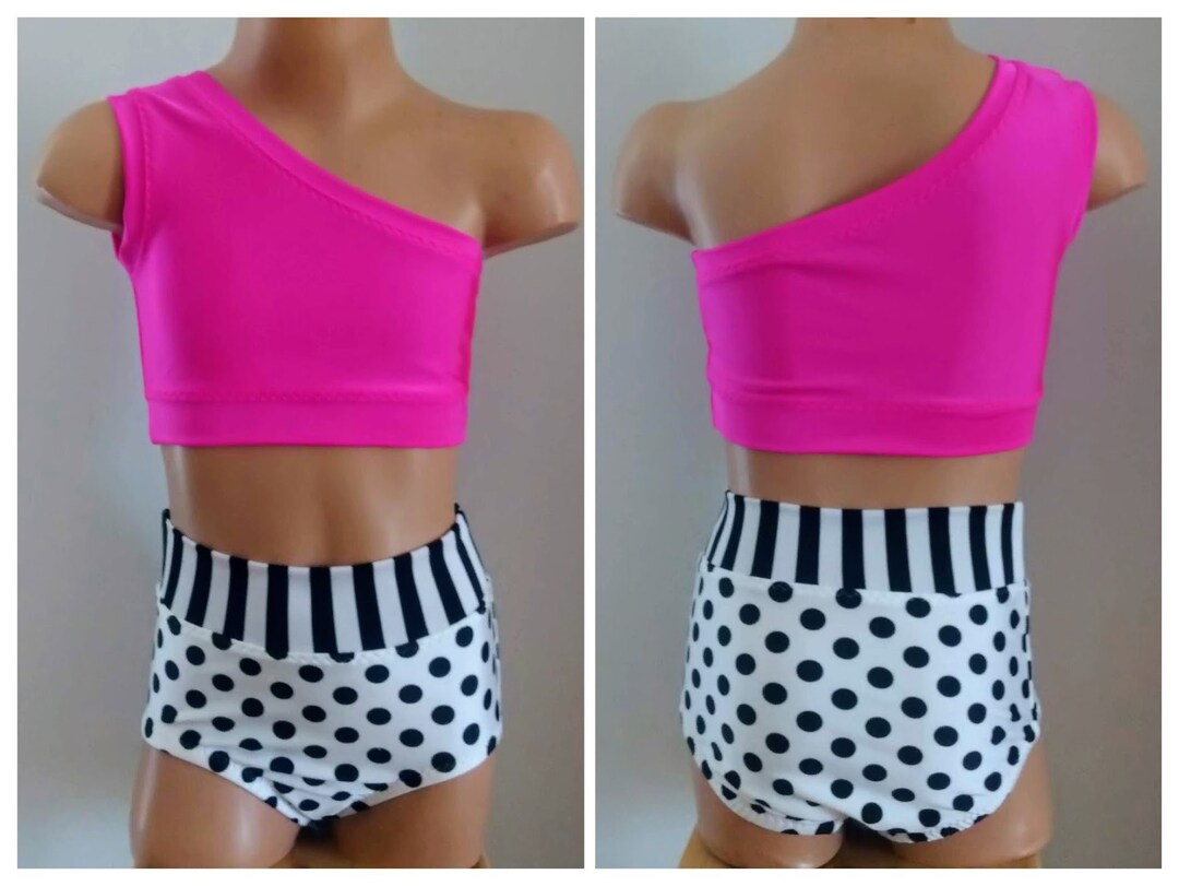 One Shoulder Dance Costume -dance Costume Base-dance Top-one Shoulder ...