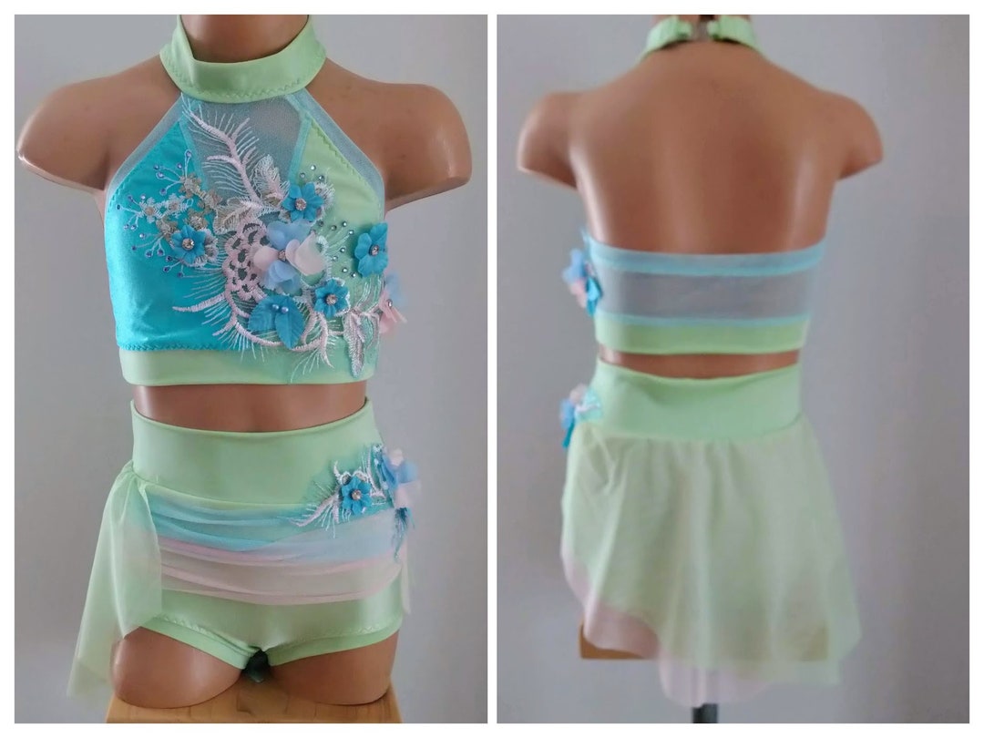 Dance Base Costume - Lyrical Dance Costume - 2 Piece Dance Set ...