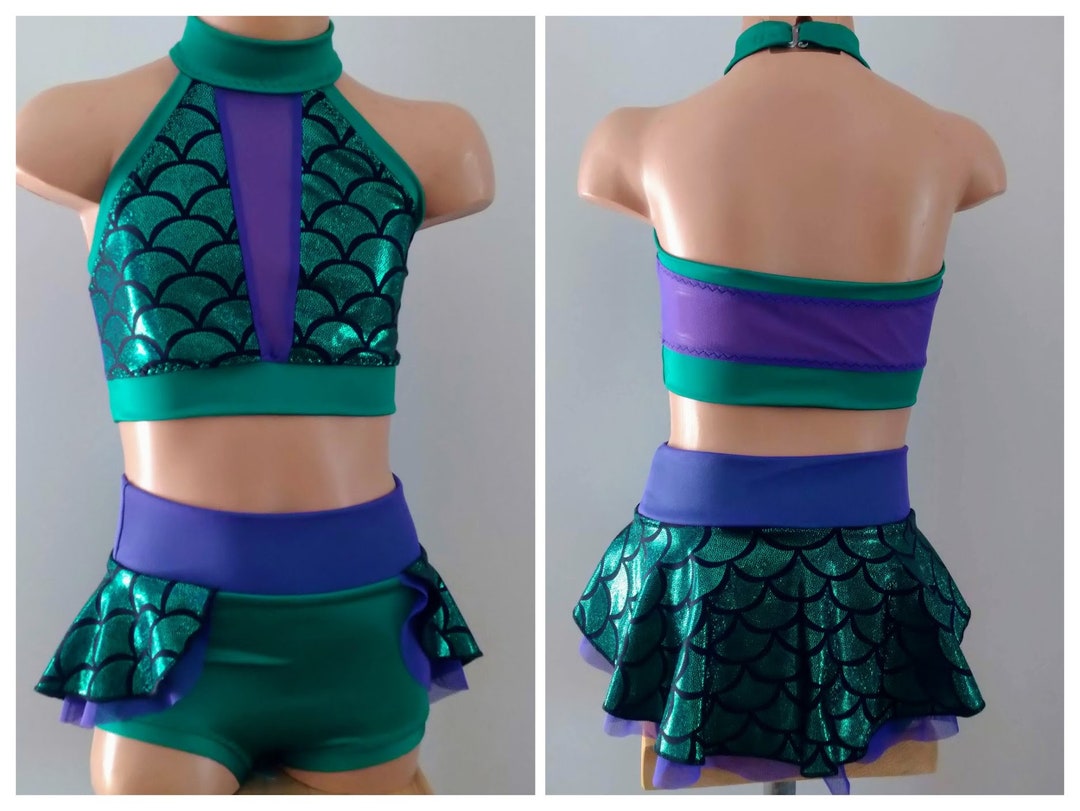 Mermaid Dance Base Costume/ariel Costume/dance Convention Outfit/dance ...