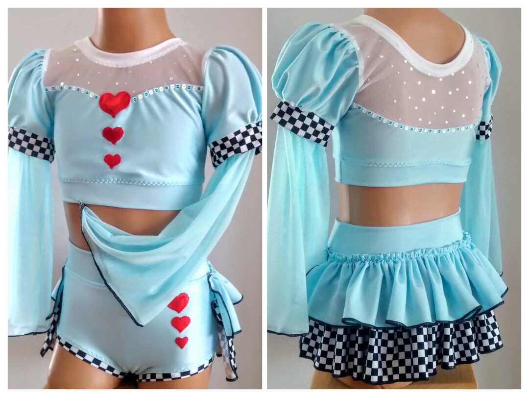 Alice in Wonderland Inspired Costume -alice Dance Performance Costume ...