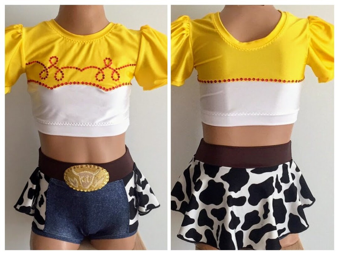 Jessie Inspired 2 Piece Dance Set -jessie Dance Costume-toy Story ...