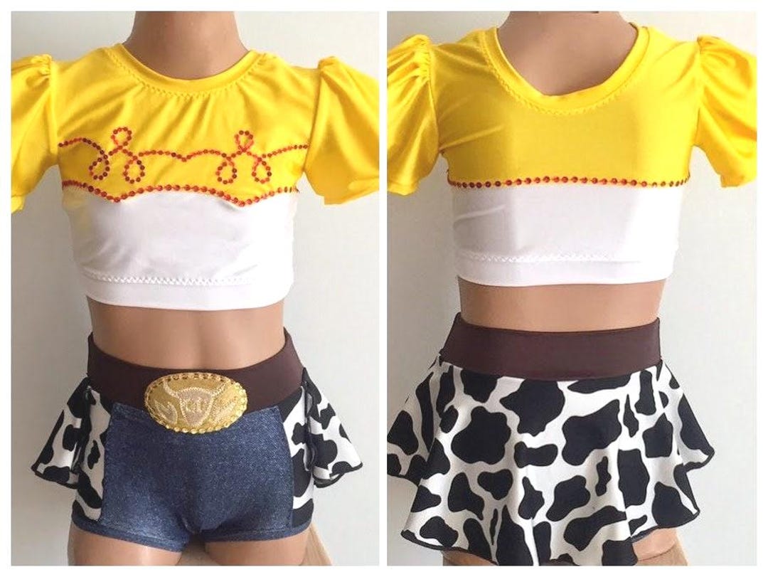 Jessie Inspired 2 Piece Dance Set -jessie Dance Costume-toy Story ...