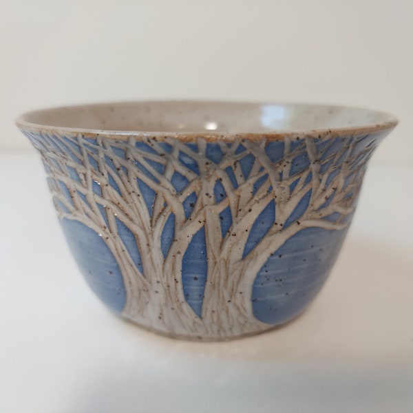 Carved Pottery Bowl - Etsy