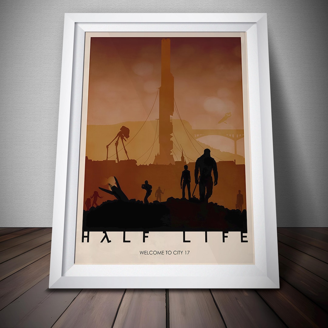 Half Life Poster | Video Game Poster | Premium Quality Print | Gaming ...