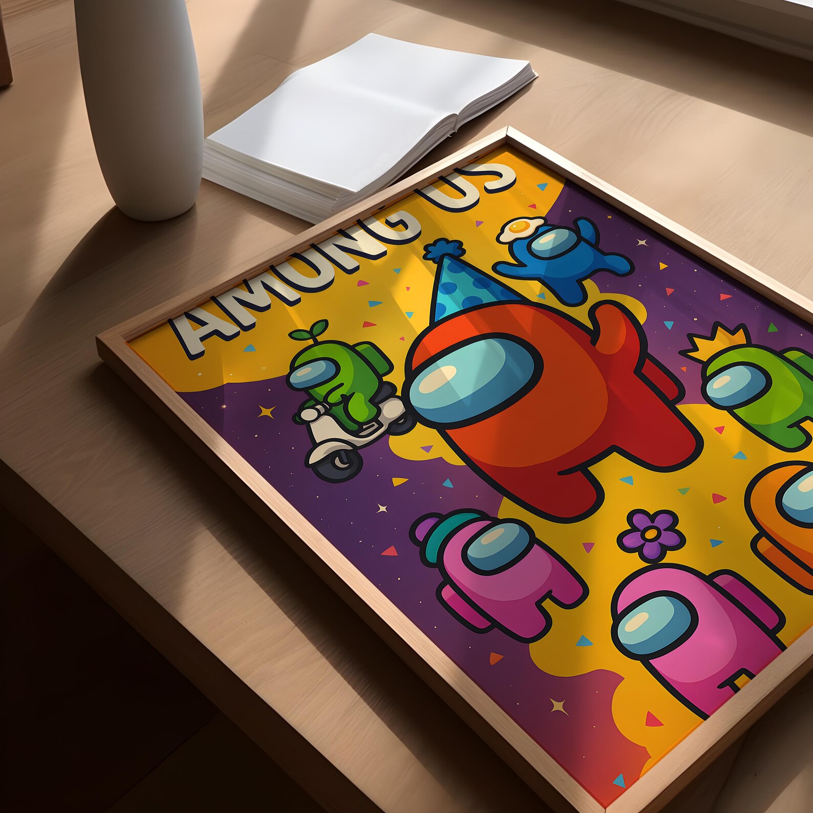 Among Us Poster | Game Poster | Premium Quality Print | Gaming Artwork ...