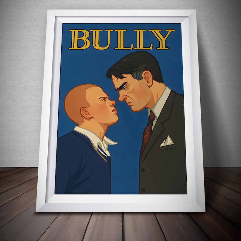 Bully Poster | Video Game Poster | Premium Quality Print | Gaming ...