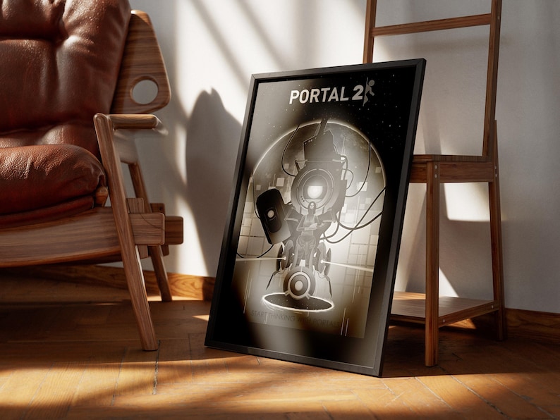 Portal 2 Poster | Video Game Poster | Premium Quality Print | Gaming ...