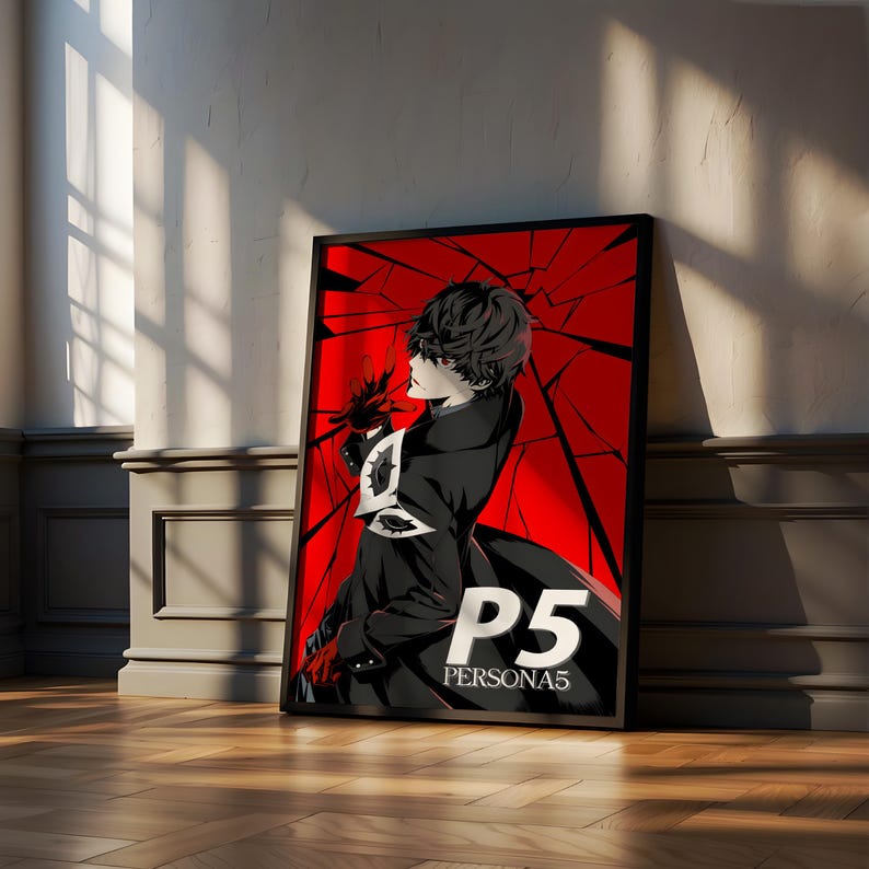 Persona 5 Poster | the Protagonist Poster | Premium Quality Print ...