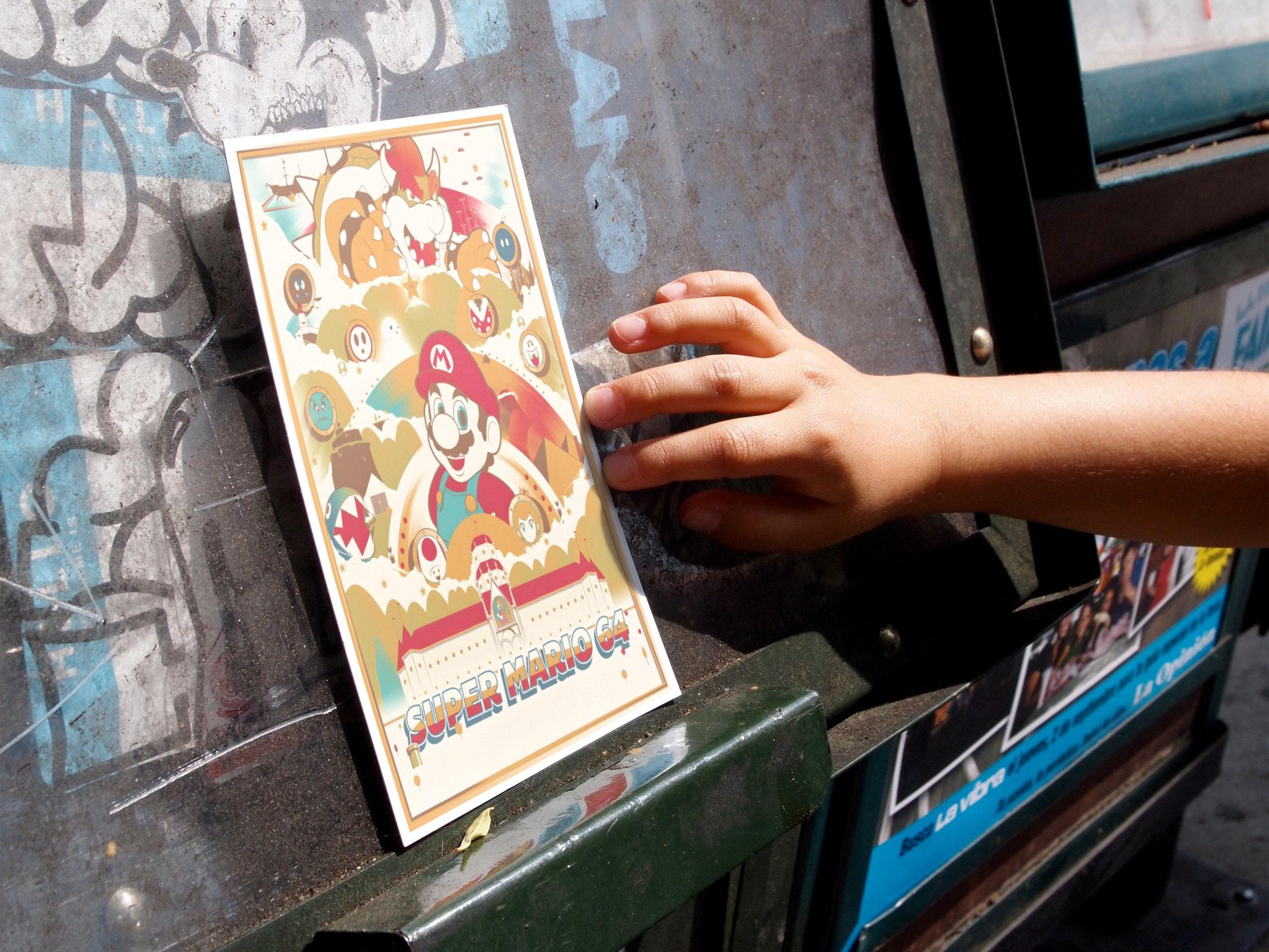 Super Mario 64 Poster | Arcade Game Poster | Premium Quality Print ...