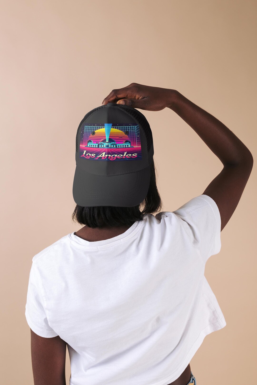 Griffith Observatory Hat - Retro Los Angeles - Etsy