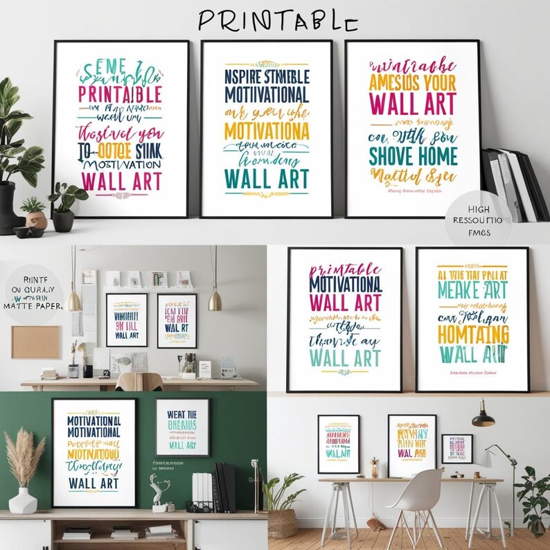 Ultimate WALL ART BUNDLE: 50+ Inspiring Prints for Every Room | One ...